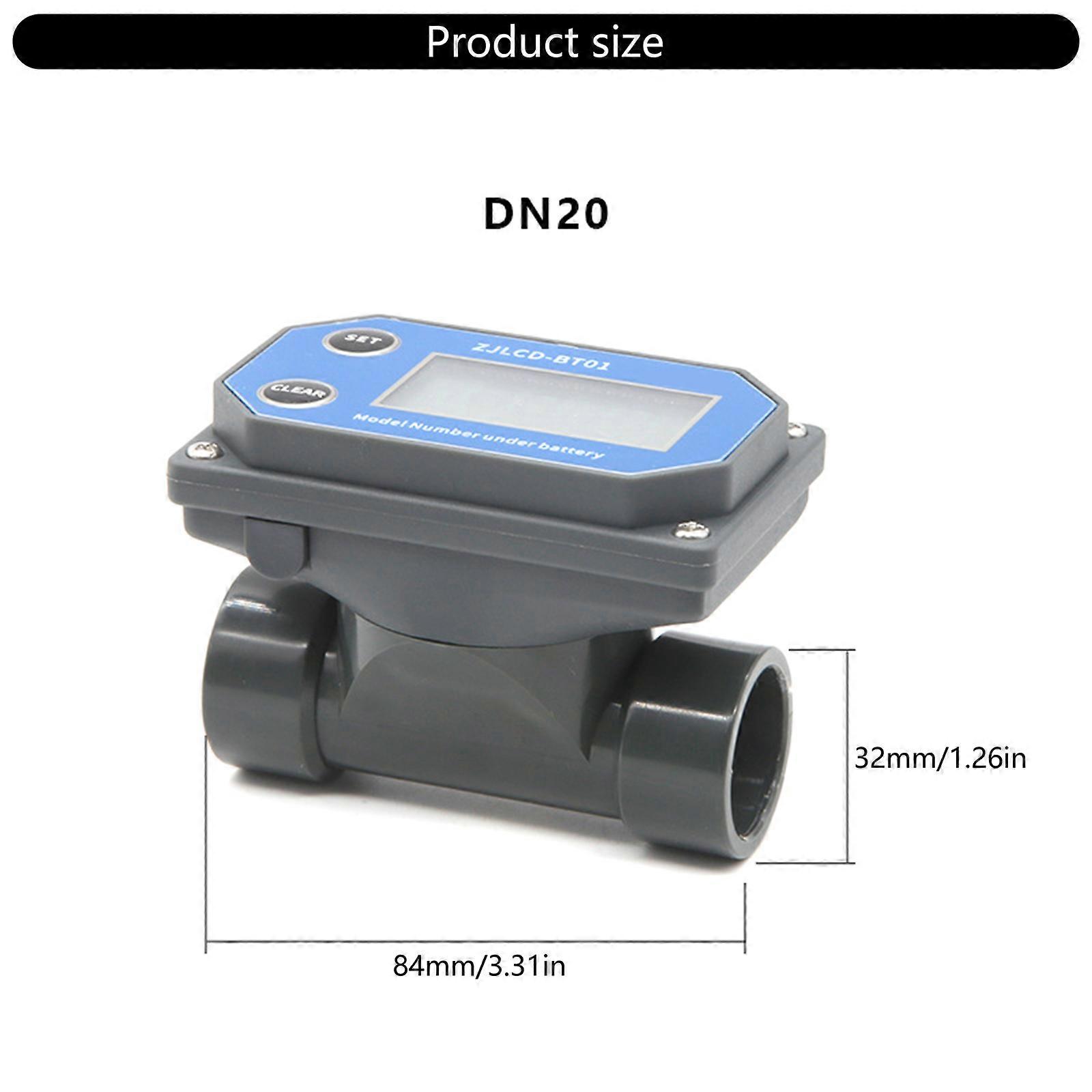 Electronic LCD Display Flowmeter Suitable For Water And Fuels Applications In Irrigation Systems ...