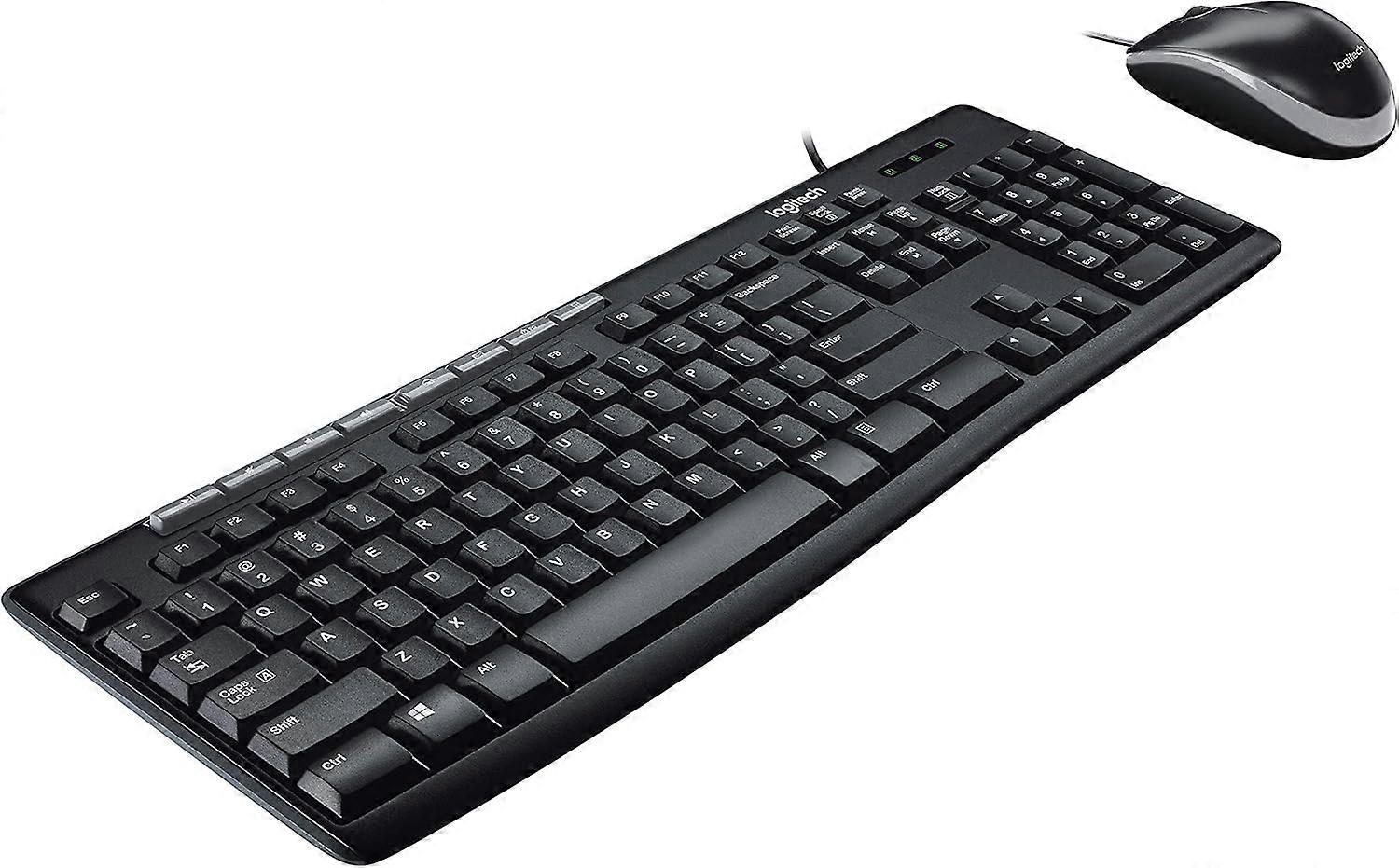 Logitech Media Combo MK200 Full-Sized Keyboard with High-Definition ...