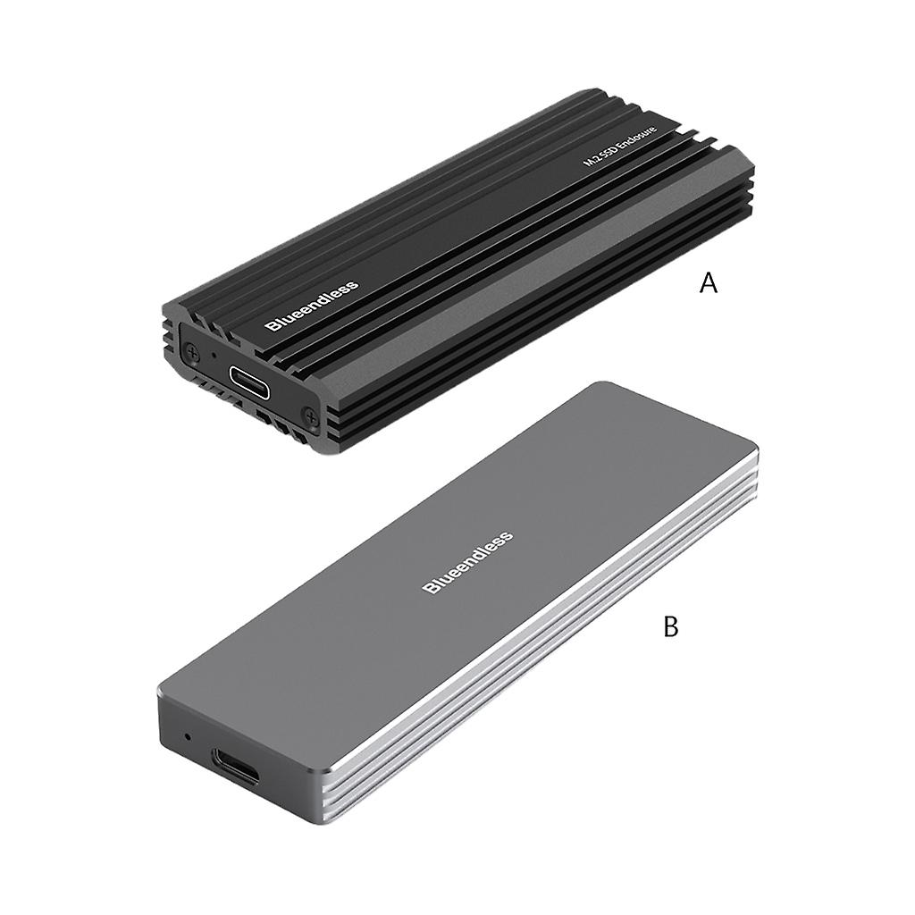 Blueendless Nvme/Sata for M.2 SSD Enclosure USB3.1 Type-C Gen2 10Gbps ...
