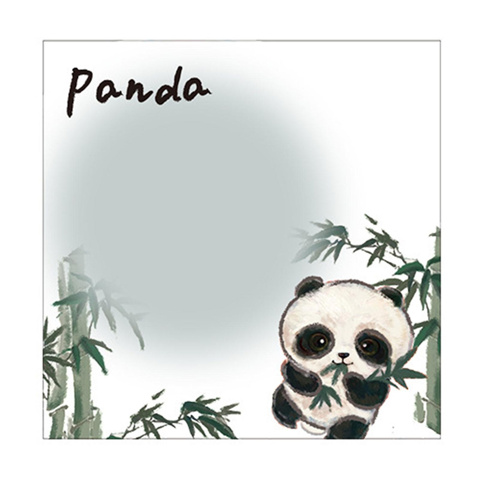 50 Sheets Cute Panda Sticky Notes School Stationery for Student Teacher ...