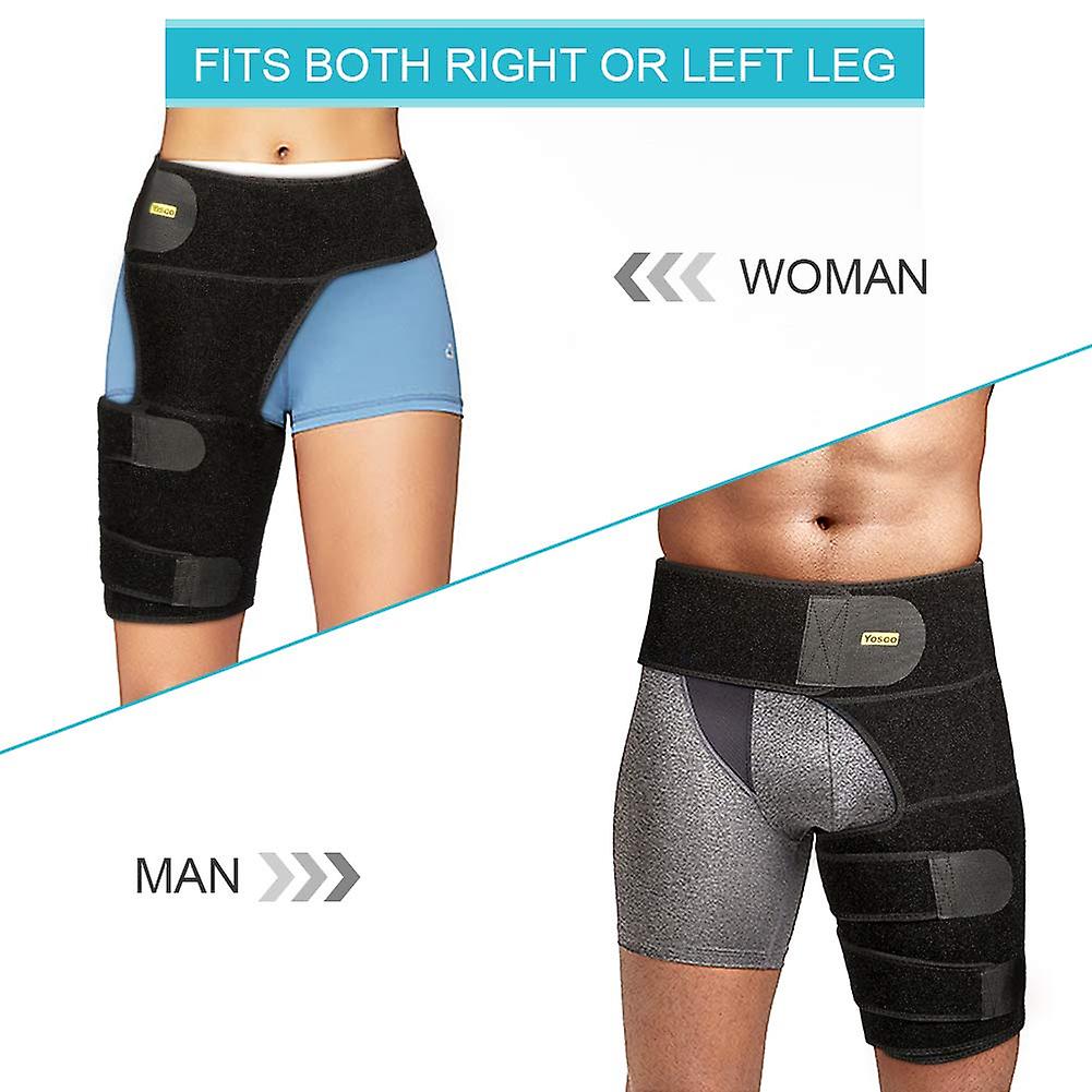 Groin Support Bandage, Thigh Support Groin Brace Sciatica With ...