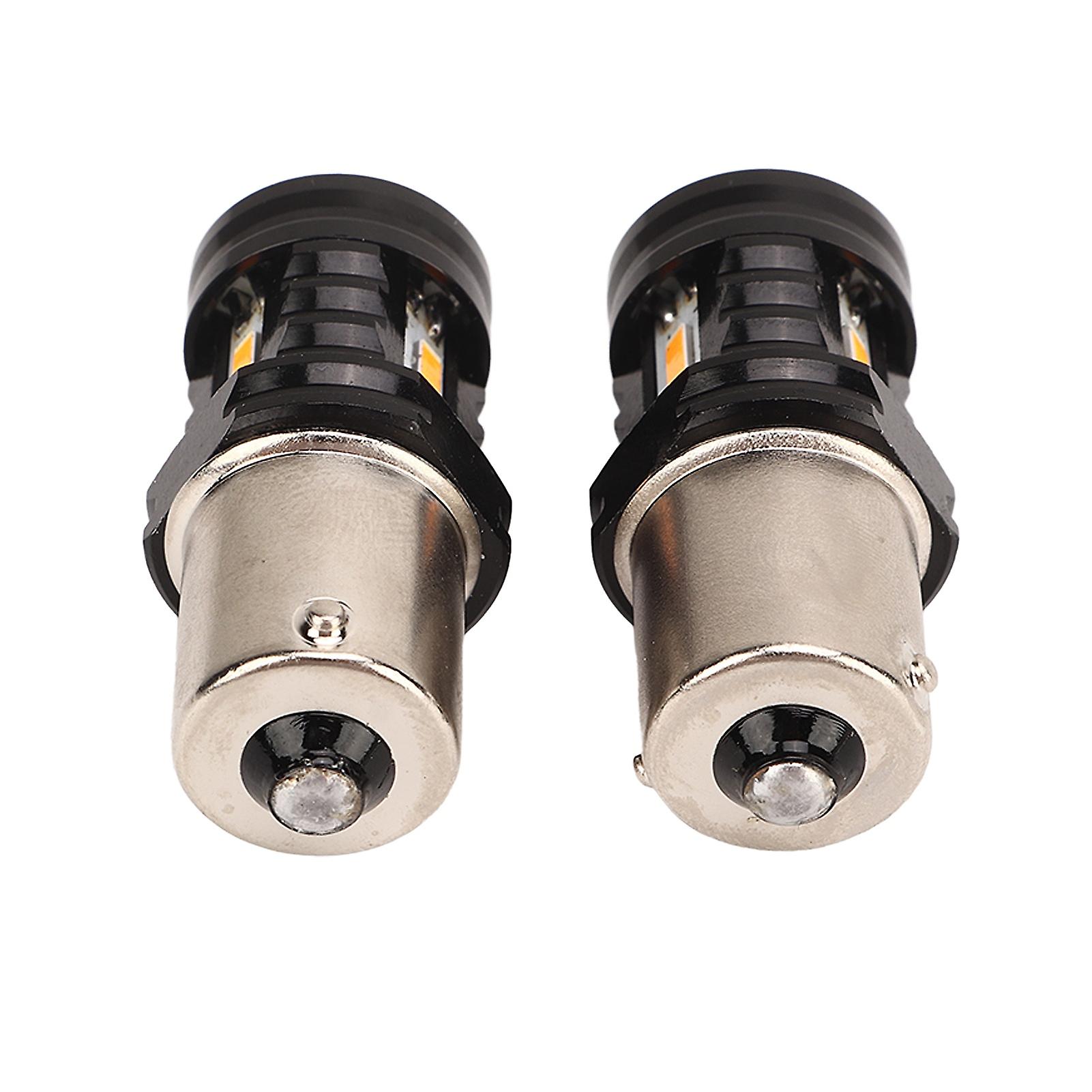 2Pcs LED Bulb 120W 1500LM BA15S 1156 Super Bright 12-24V Universal ...