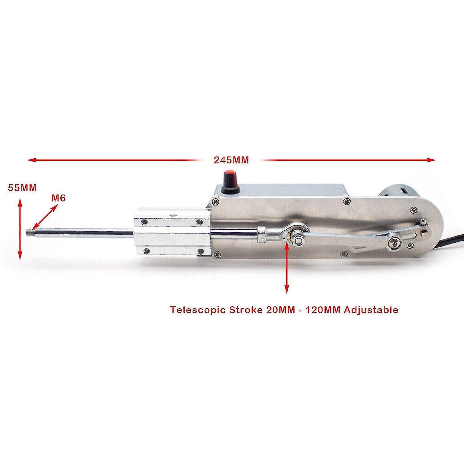 Reciprocating Cycle Linear Actuator 20-120mm Adjustable Telescopic ...