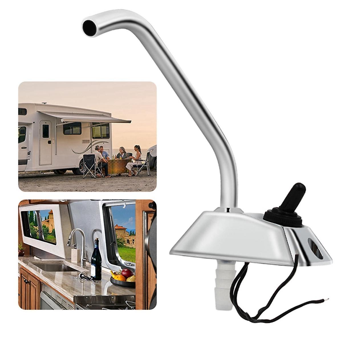 Spout Single Hole Water Faucet Tap RV Marine Kitchen Sink Faucet Tap ...