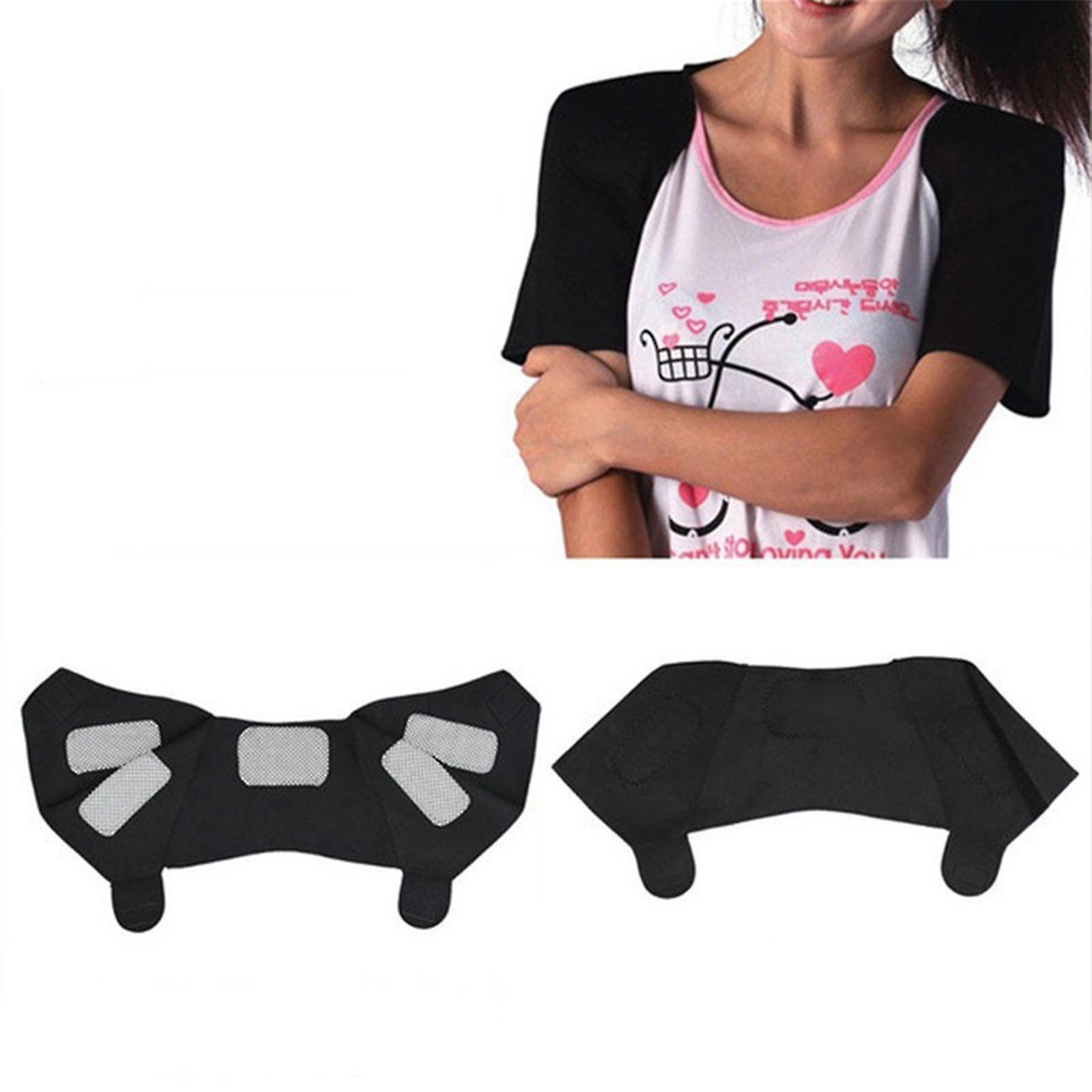 Self Heating Double Shoulder Support Protector, Warm Shoulder Strap ...