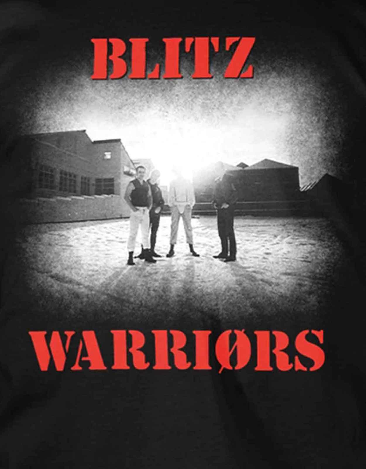 Blitz T Shirt Warriors Band Logo new Official Mens Black | Fruugo US