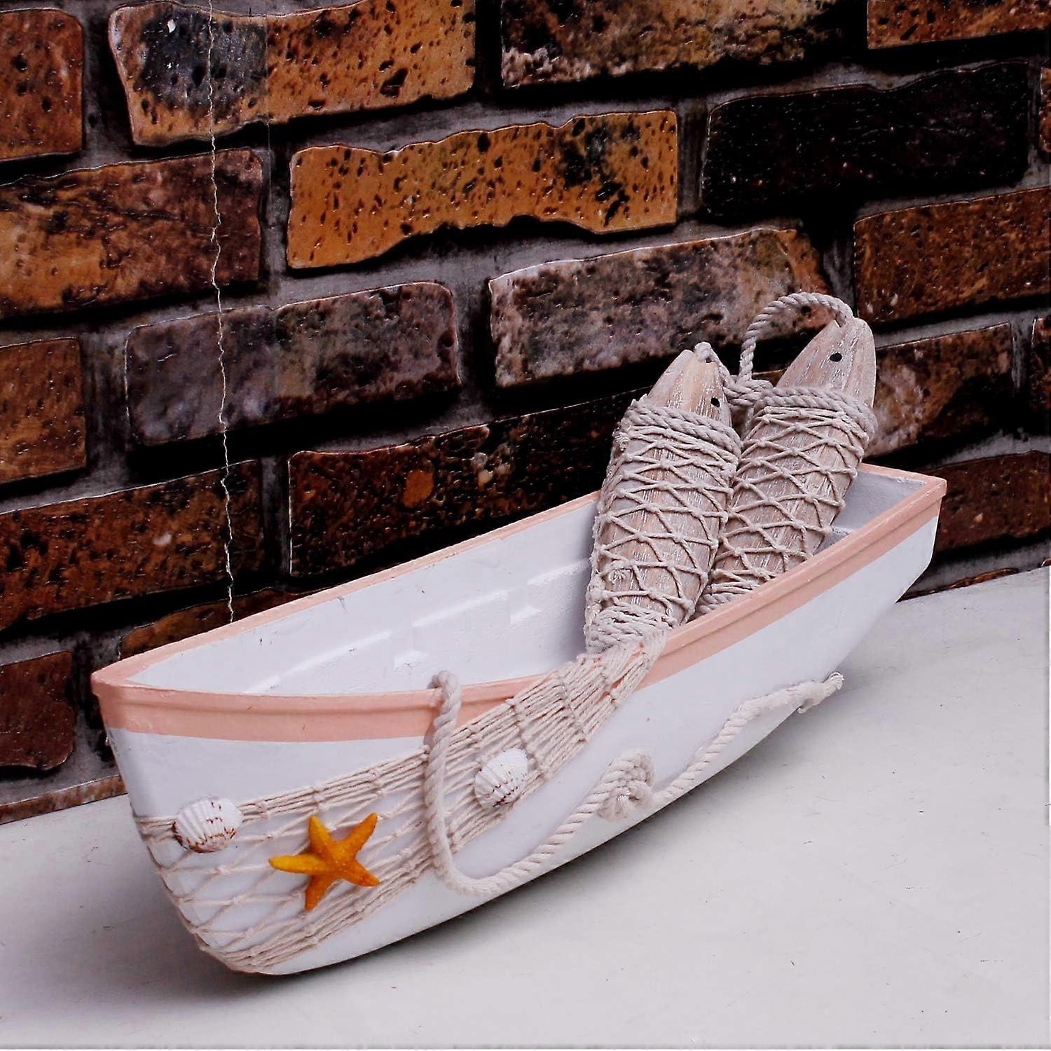 Antique Wood Fish Decor Decorative Wooden Hanging Fish Nautical Indoor ...