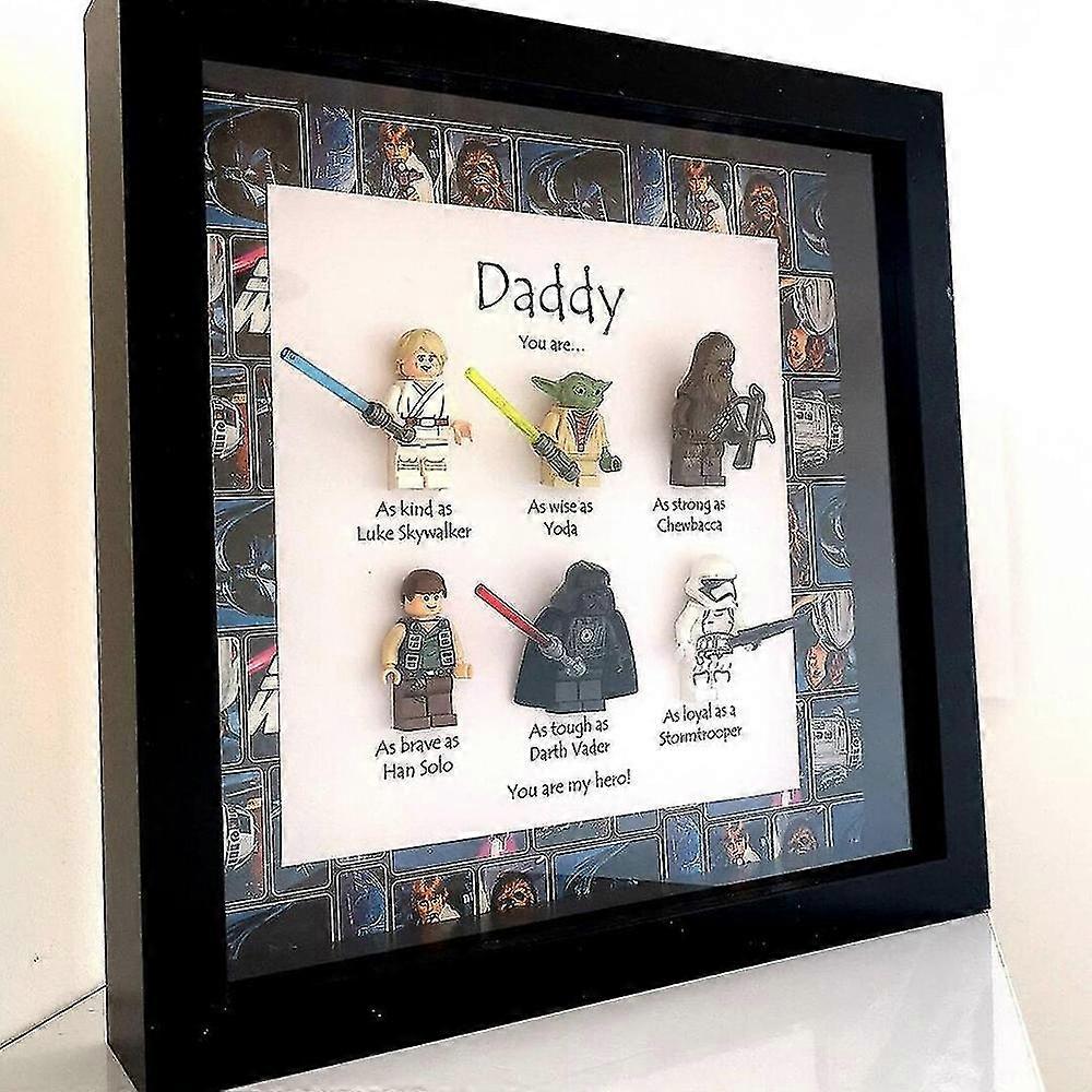 Superhero Photo Frame Wall Artwork Retro Cartoon Character Family ...