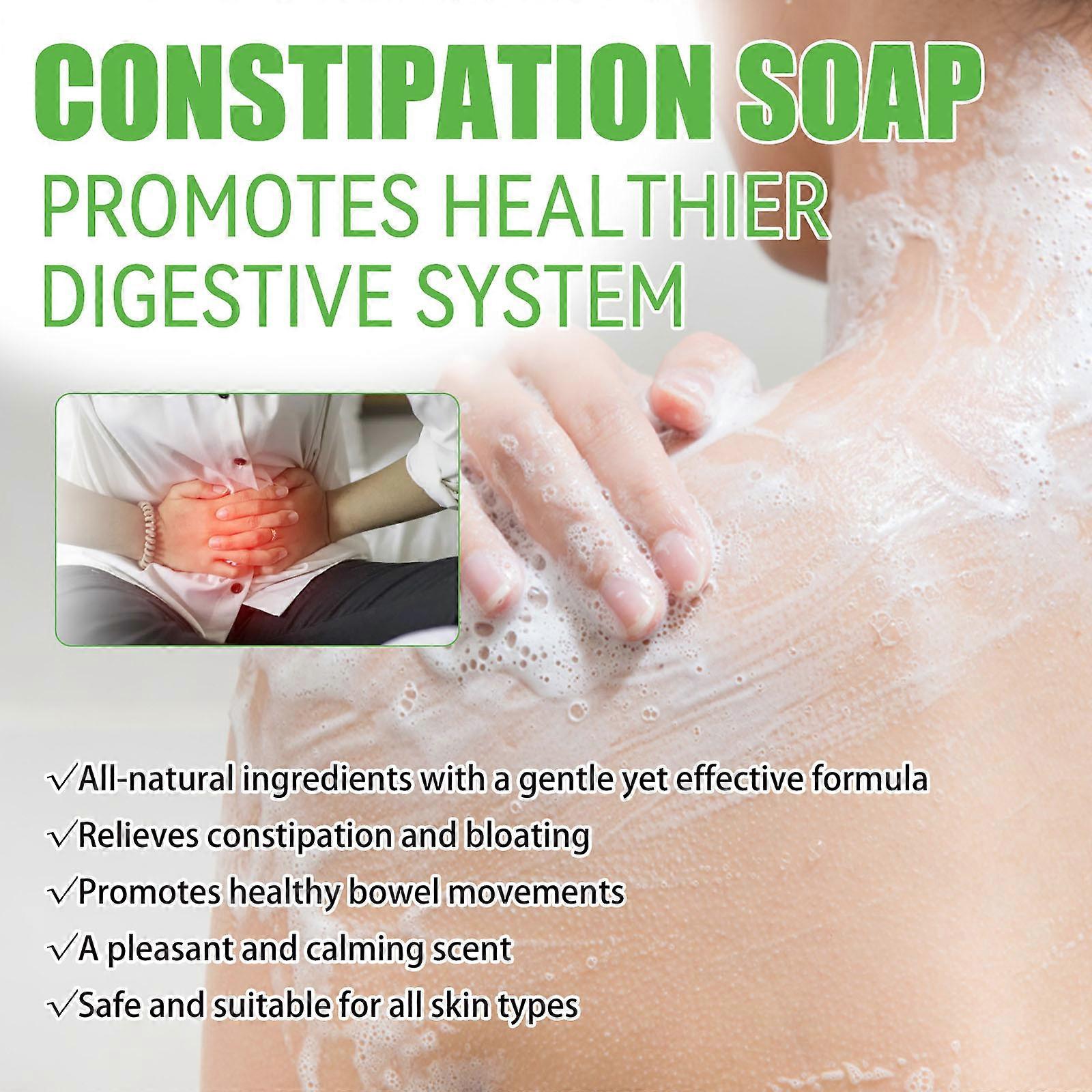 Constipation Soap Soothes, Digestive Tract, Relieves Constipation, Reduces Swelling, Suitable ...