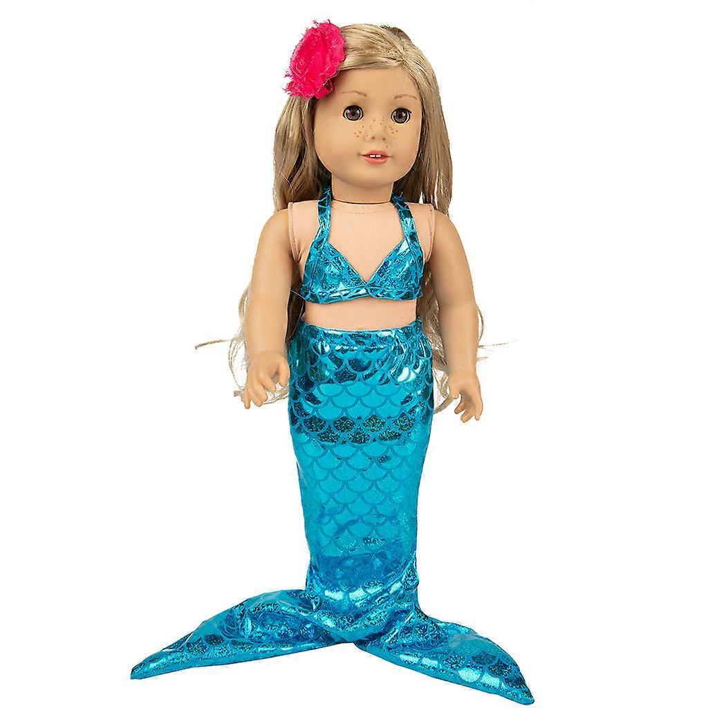 Cute Two-piece Swimsuit Clothes Girl For 18 inch Doll Accessory Girl's ...