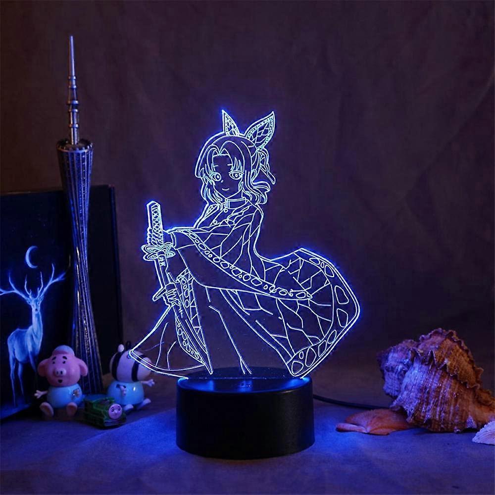 Wekity Anime Kimetsu No Nezuko Kamado Figure Led Night Lights for ...