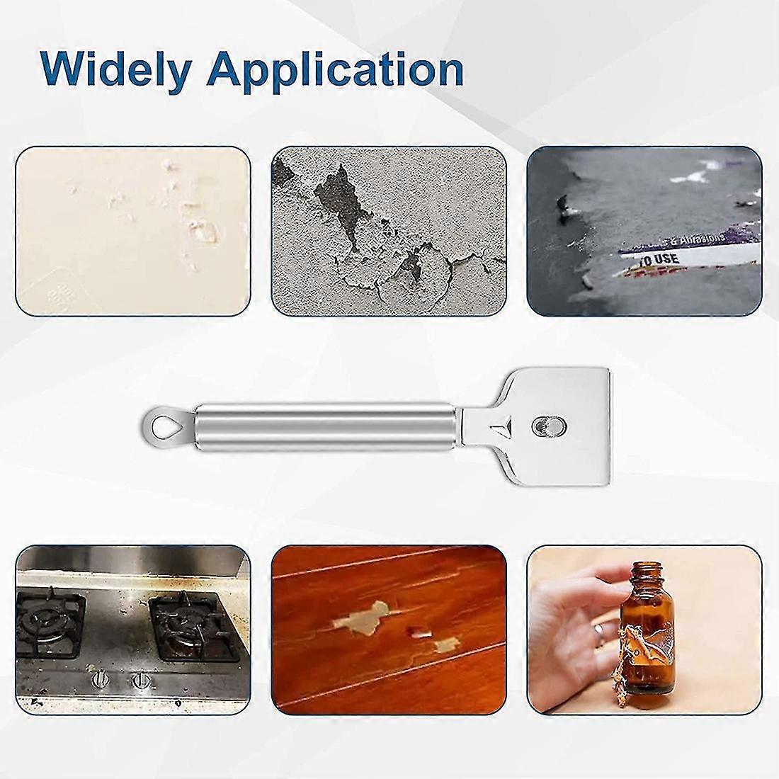 Glass Scraper With 10 Replacement Blades With Ceramic Hob Scraper ...