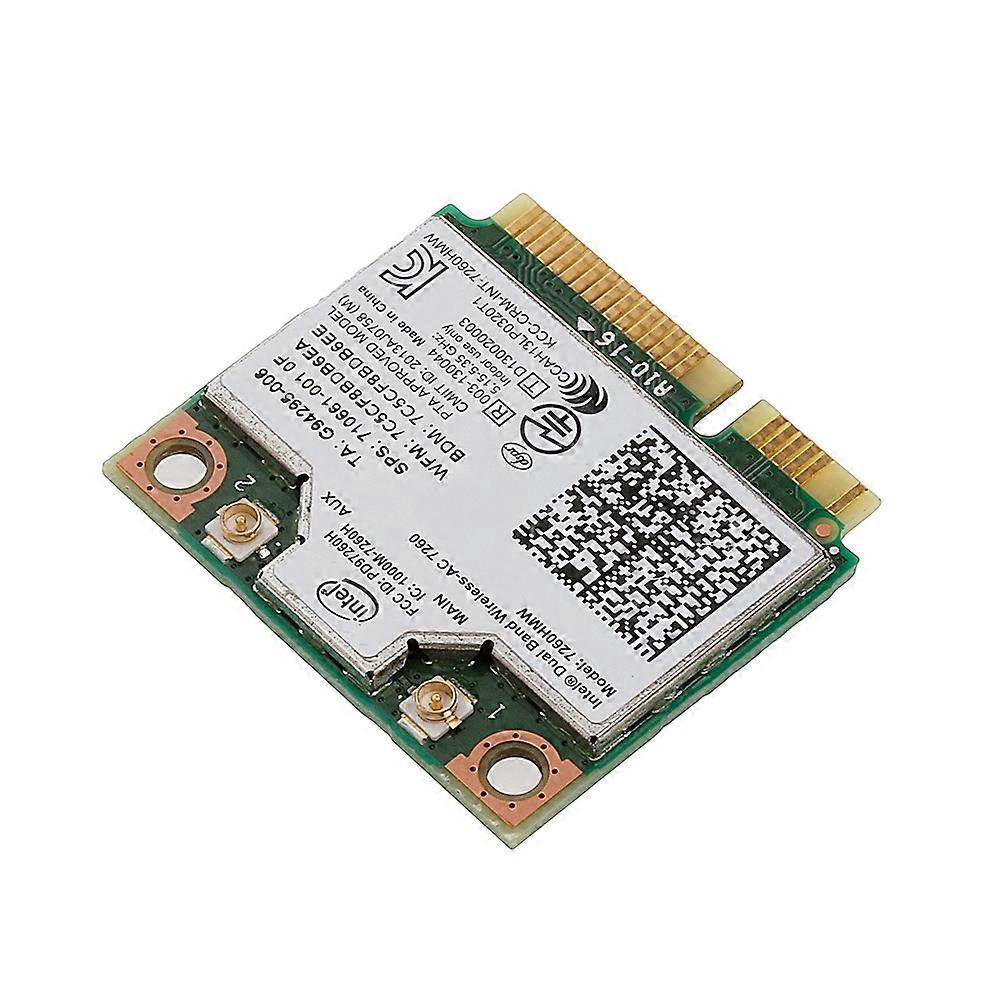 Dual Band Wireless-AC 7260 7260HMW AN Half Mini PCI-e Wifi WLAN-kort för HP SPS | Fruugo SE