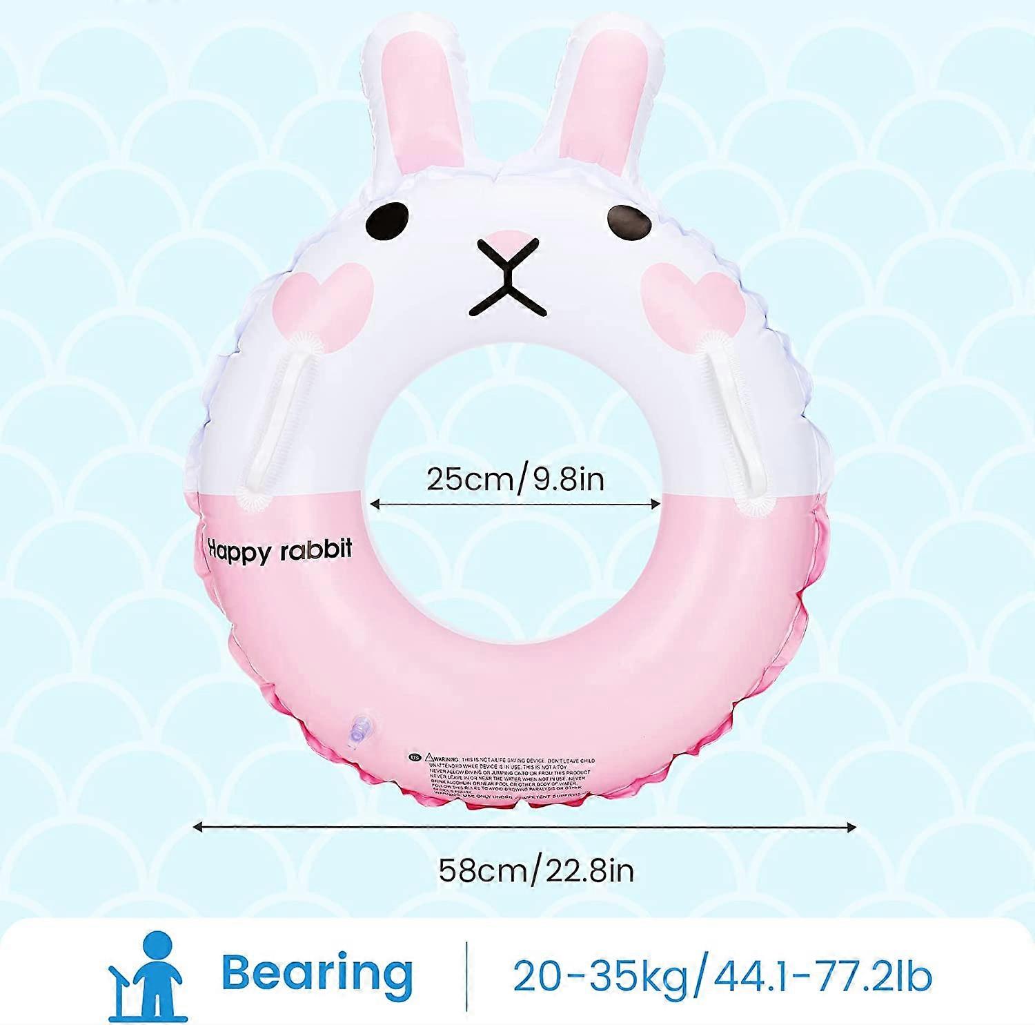 Swim Ring, Pool Tube with Handle, Inflatable Pool Ring, Swimming Tubes ...