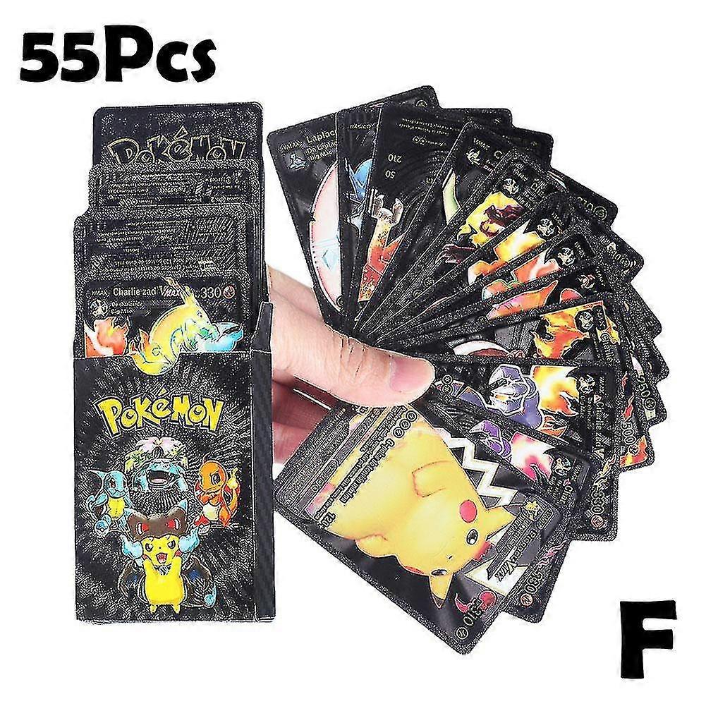 Pokemon Cards Metal Gold Silver Pokemon Cards English Card Version ...