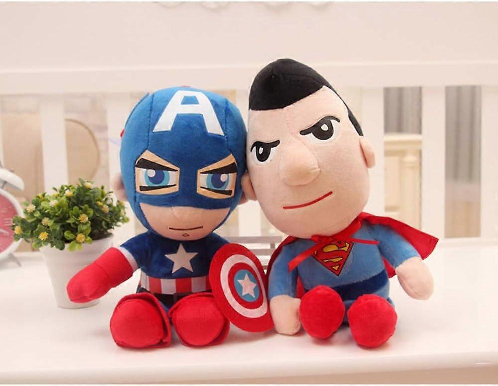 Captain Plush Toys for Kids, 11" Inch Superhero Stuffed Plushie Dolls ...