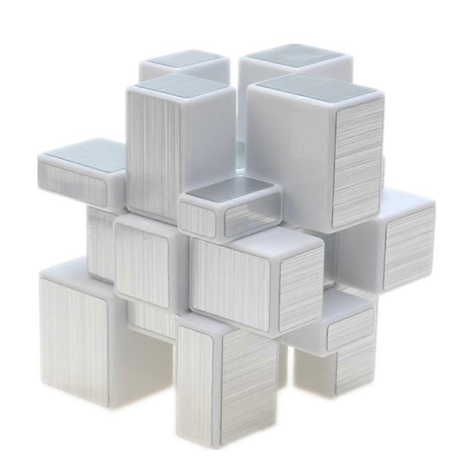 ShengShou 3x3 Mirror Magic Cube professional 3x3x3 Gold&Silver cubo ...