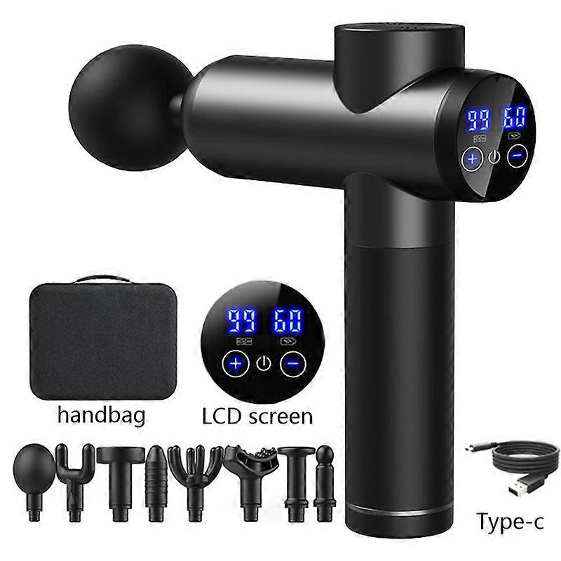 Professional Smart Massage Gun Body Neck Back Muscle Relaxer Electric ...