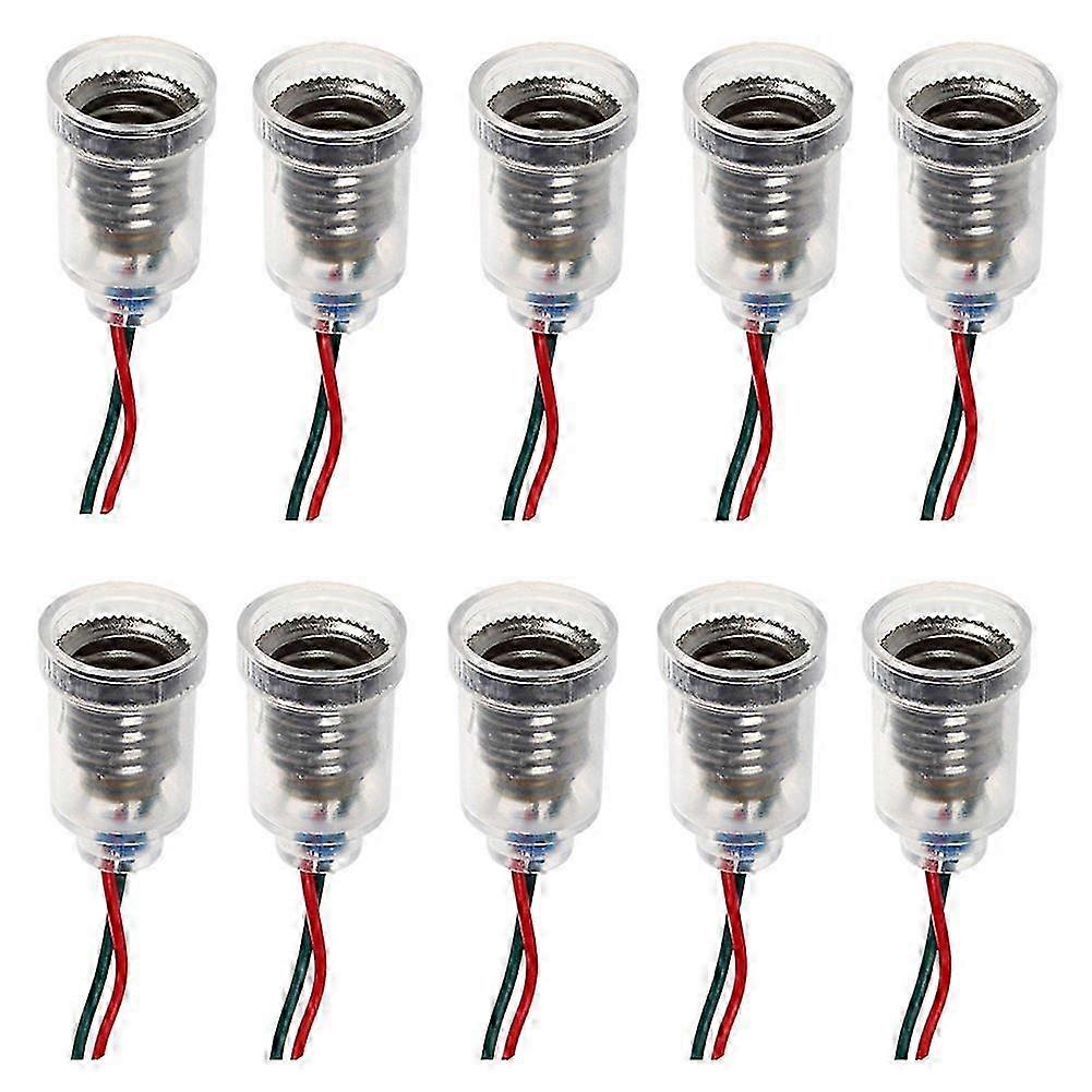 2024,10PCS E10 Lamps Base LED Screw Mount Small Bulbs Holder Light ...