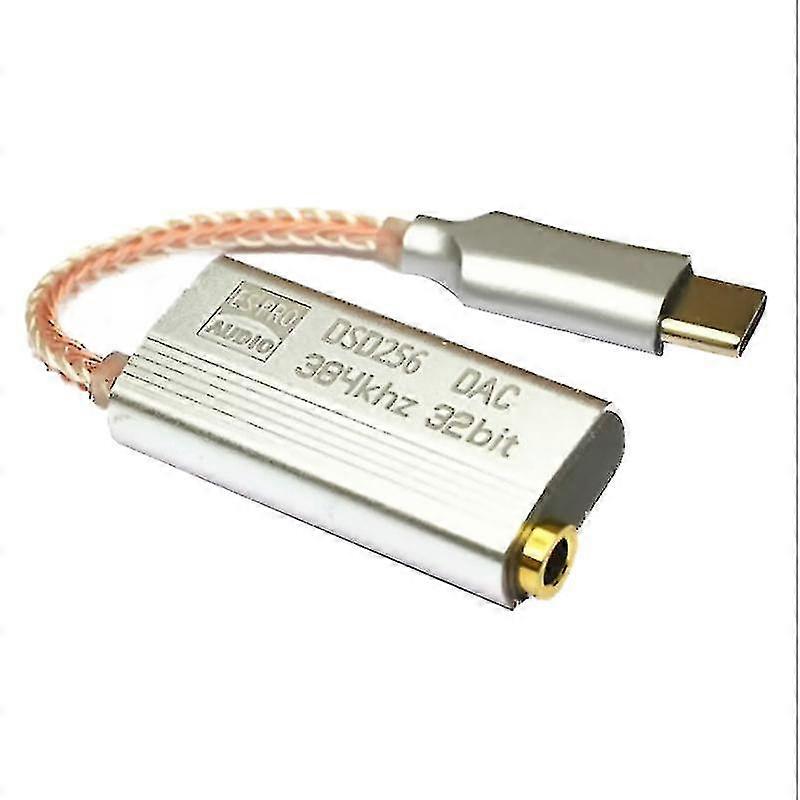 Dsd Es9318 Phone Type C To 3.5mm Decoding Dac Amplifier Adapter | Fruugo UK