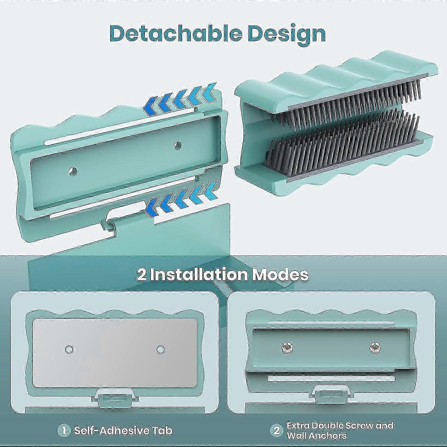 Shower Hair Catcher Wall, Hair Collector Wall For Reusable Shower, Hair ...