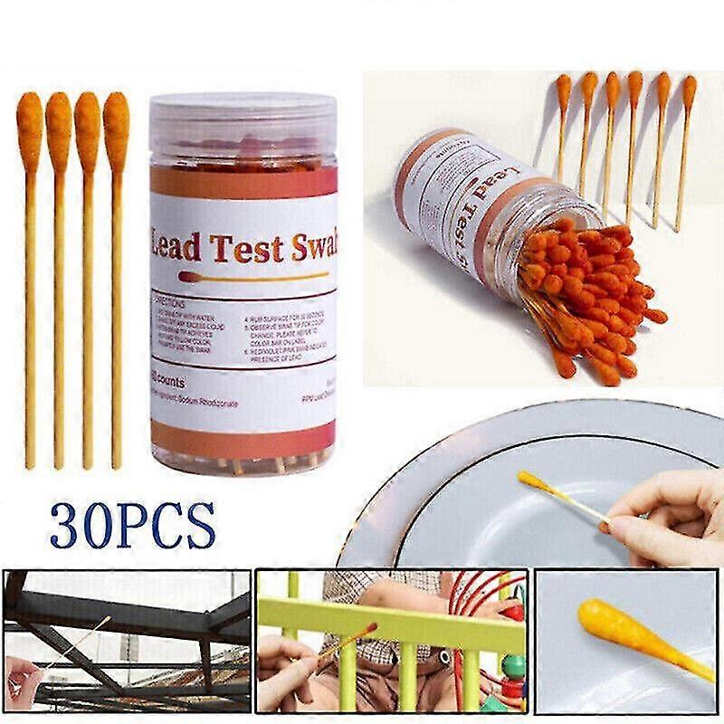 30xTest Swabs Lead Paint Test Tool Instant Lead Test Kit 30 Seconds ...