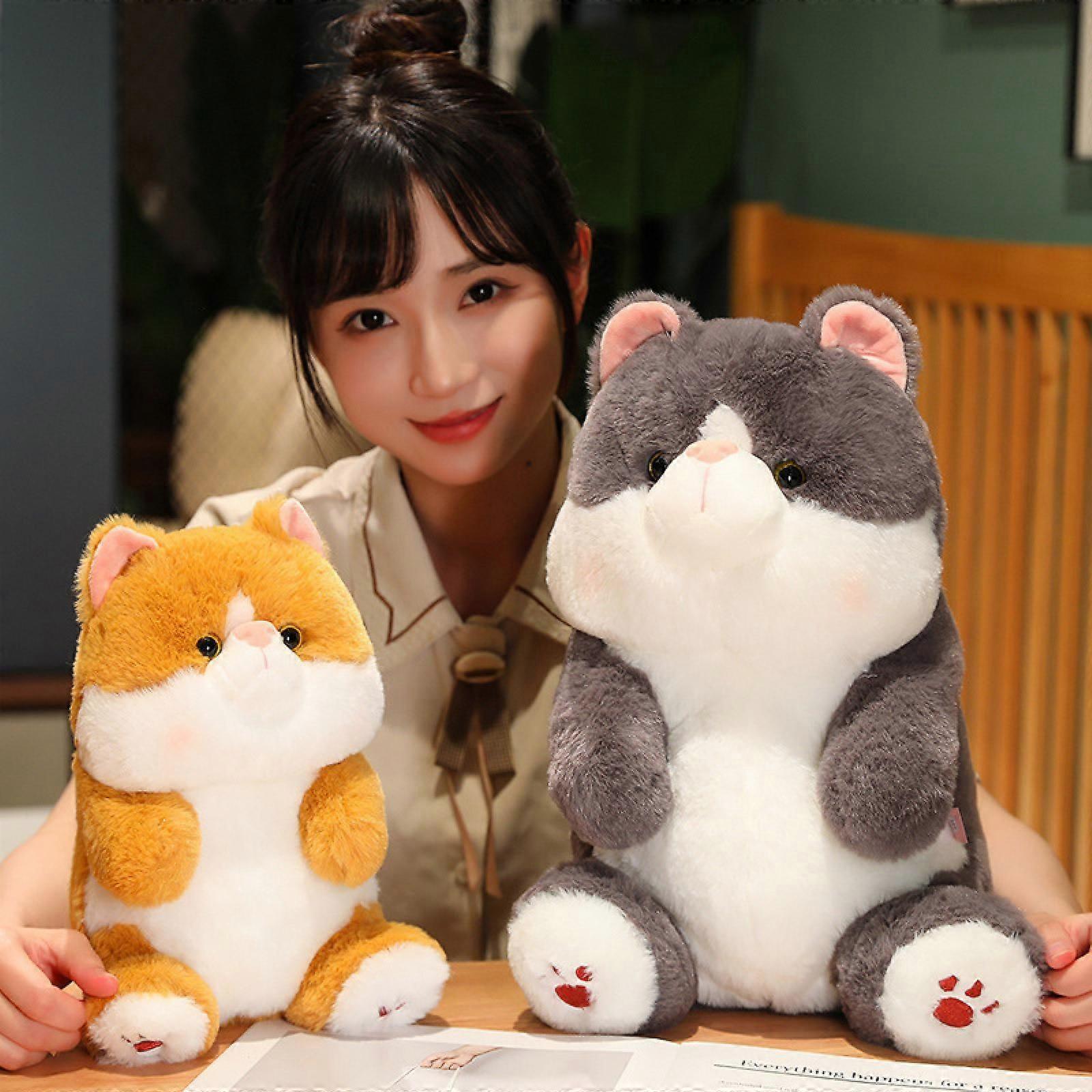 Cat Stuffed Animals Plush Cat Doll Realistic Kitten Stuffed Animal ...