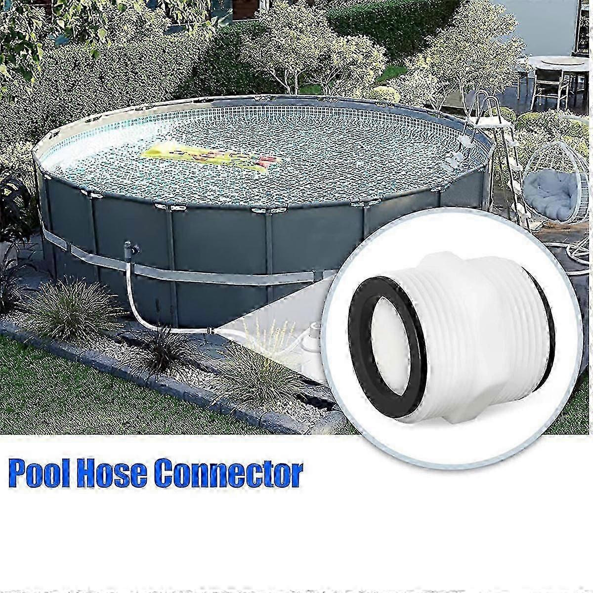 2 Pack Pool Hose Adapter 1.5 Inch For Above Ground Swimming Pool Hose ...