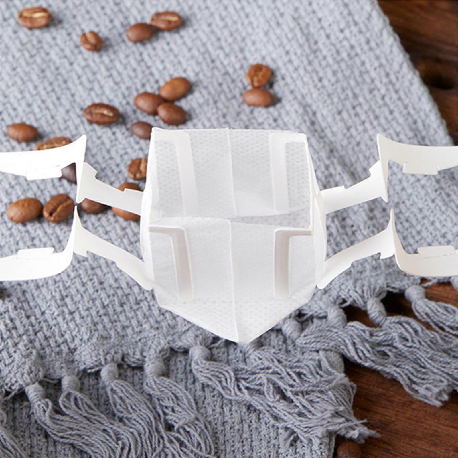 25/50pcs Portable Hanging Ear Coffee Fliter Bag Disposable Coffee ...