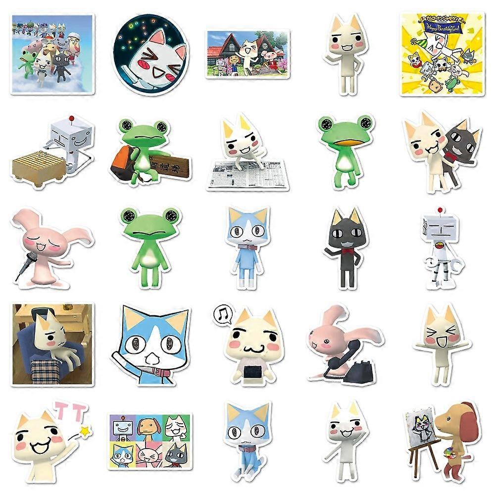 50 Cute Inoue Toro Cartoon Stickers for Laptop, Phone, Guitar, DIY ...
