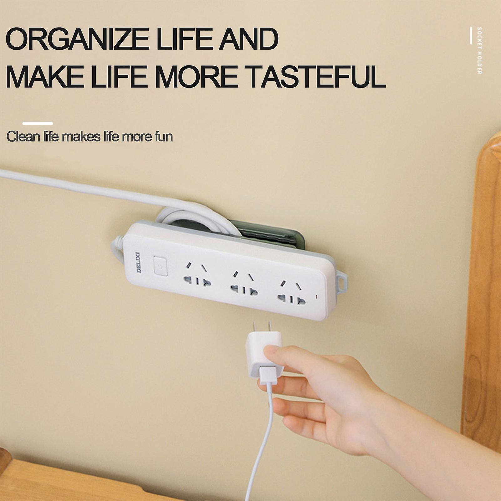 Wall Mount Row Plug Retainer Lightweight Load Bearing Holder For Home ...