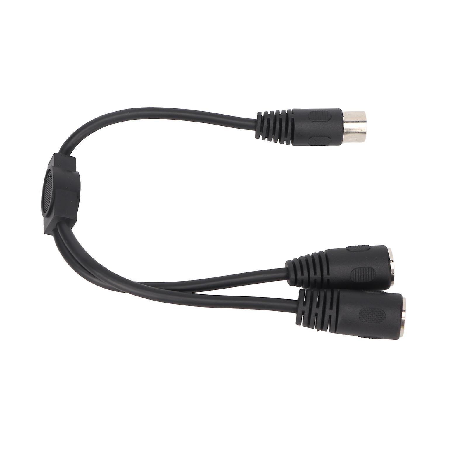DIN 7 Pin Male to 2 DIN 7 Pin Female Y Cable 0.98ft PVC Plug and Play ...