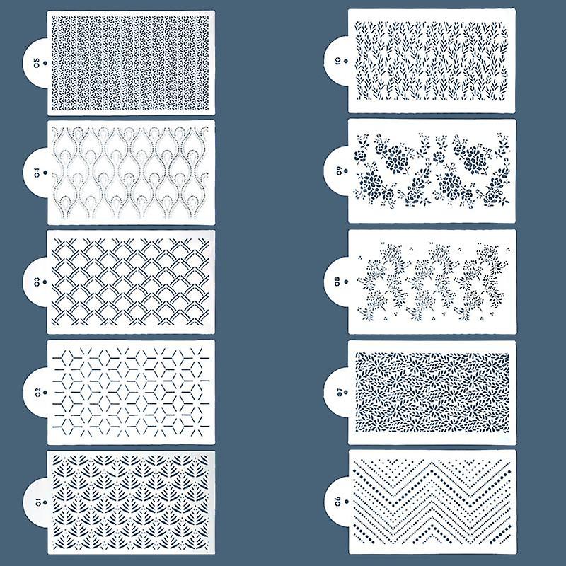 Cake Decoration Template with Hanging Hole Hollow PET Rounded Edge Cake ...