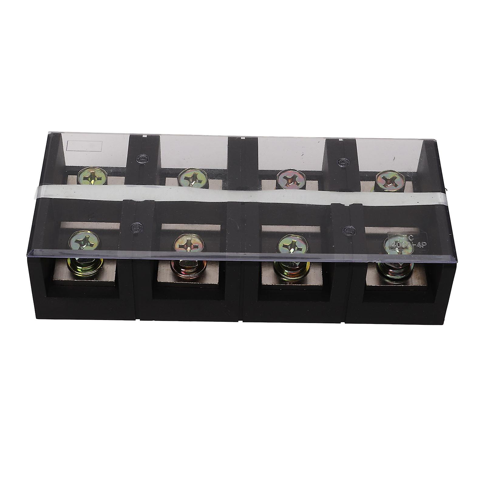 Barrier Terminal Strip Block 400A 600V High Current Dual Row Locking ...