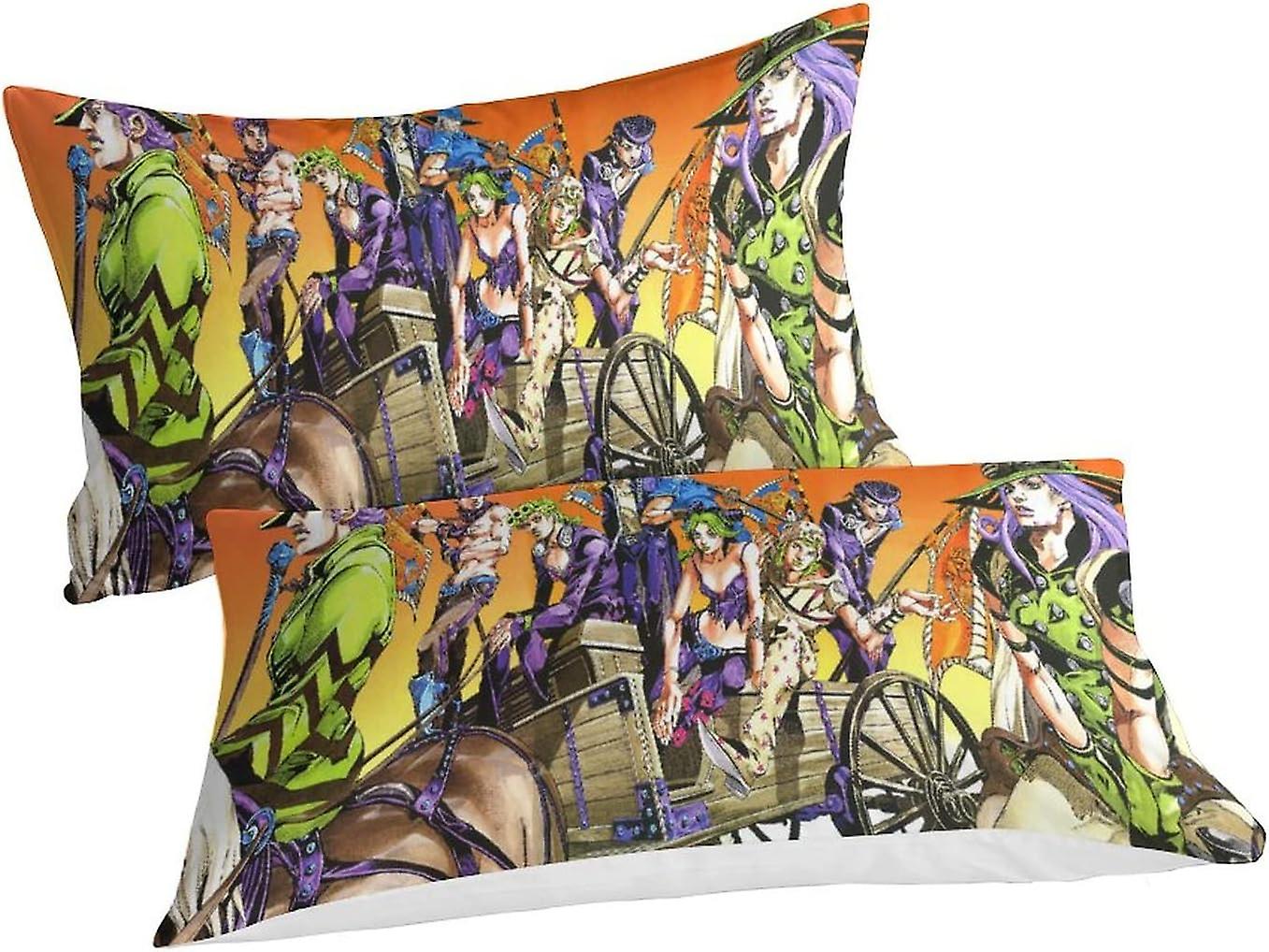 JoJo's Bizarre Adventure Bedding Duvet Cover Set Soft Microfiber Anime ...