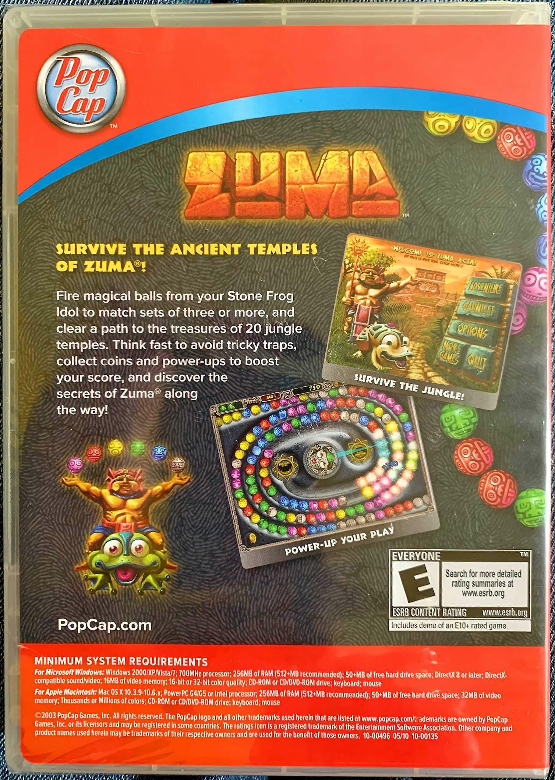 Zuma (MacPC CD) - PC CD - New & Sealed | Fruugo US