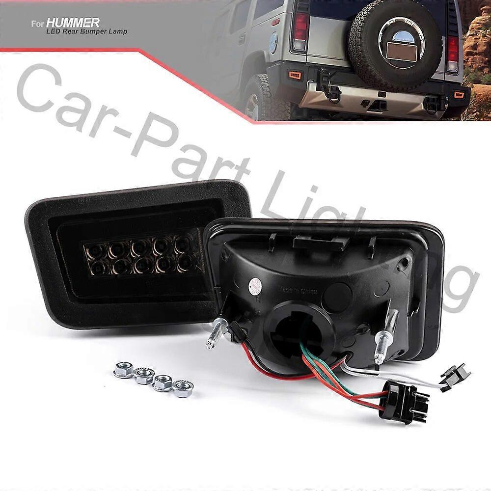 2pcs For 2005-2009 Hummer H2 LED Bumper Reflector Lights Function as ...