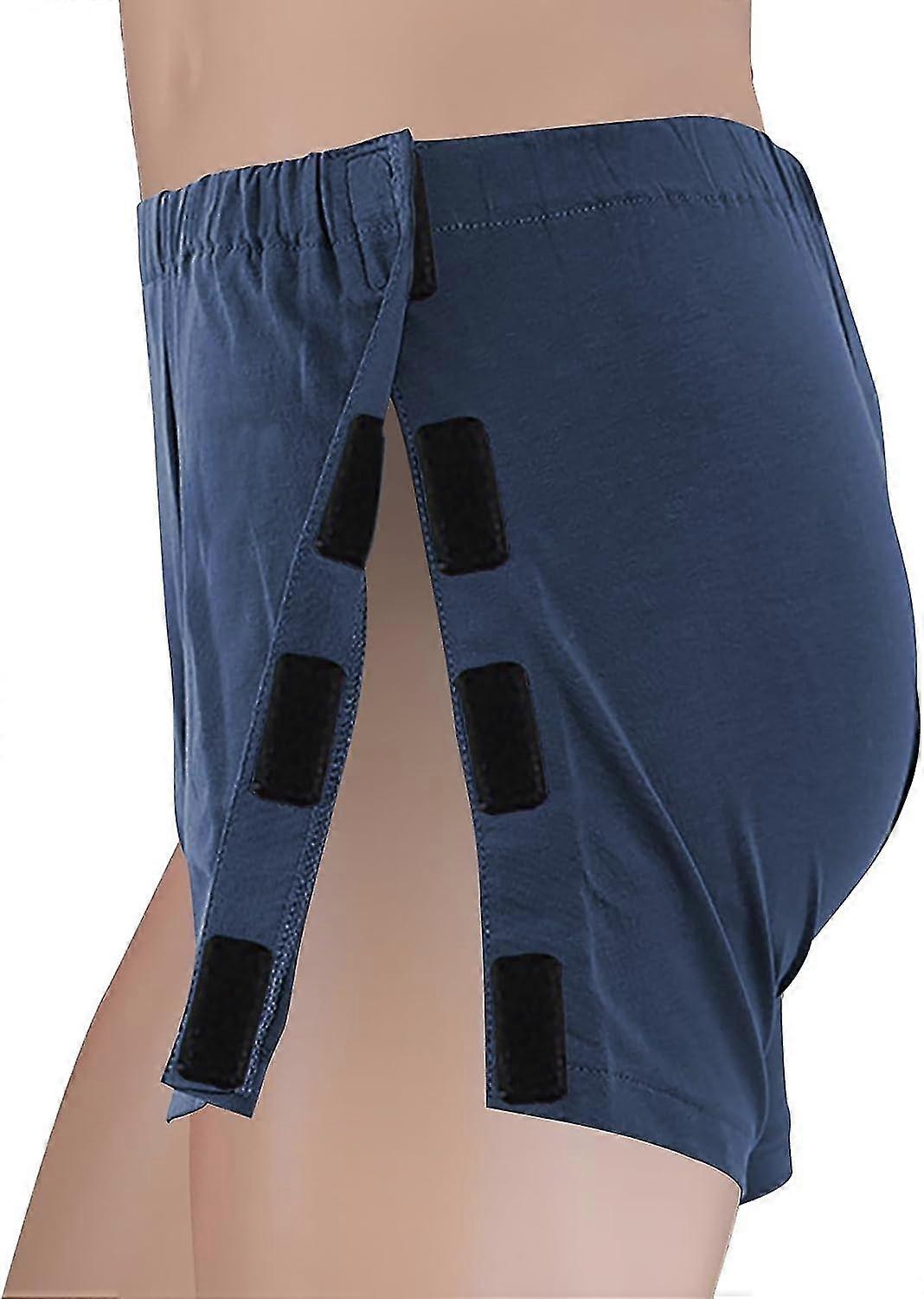 Post Surgery Tearaway Shorts Underwear Mens Side Open Tear Away Boxer ...