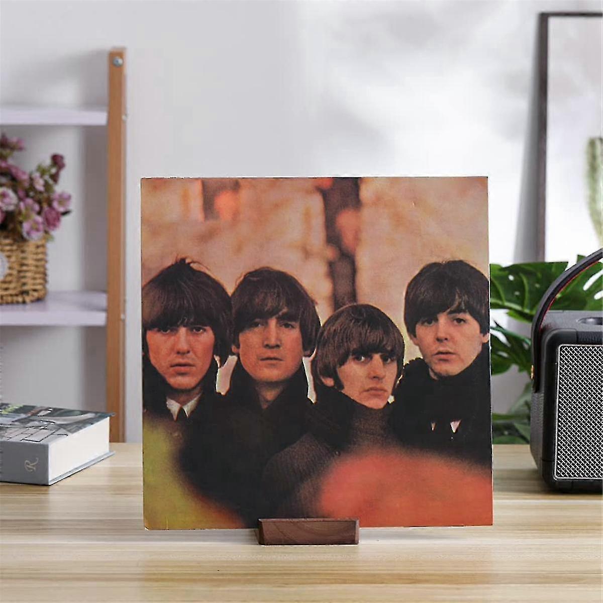 Vinyl Record Holder Display Stand - Tabletop Now Playing Album Cover ...