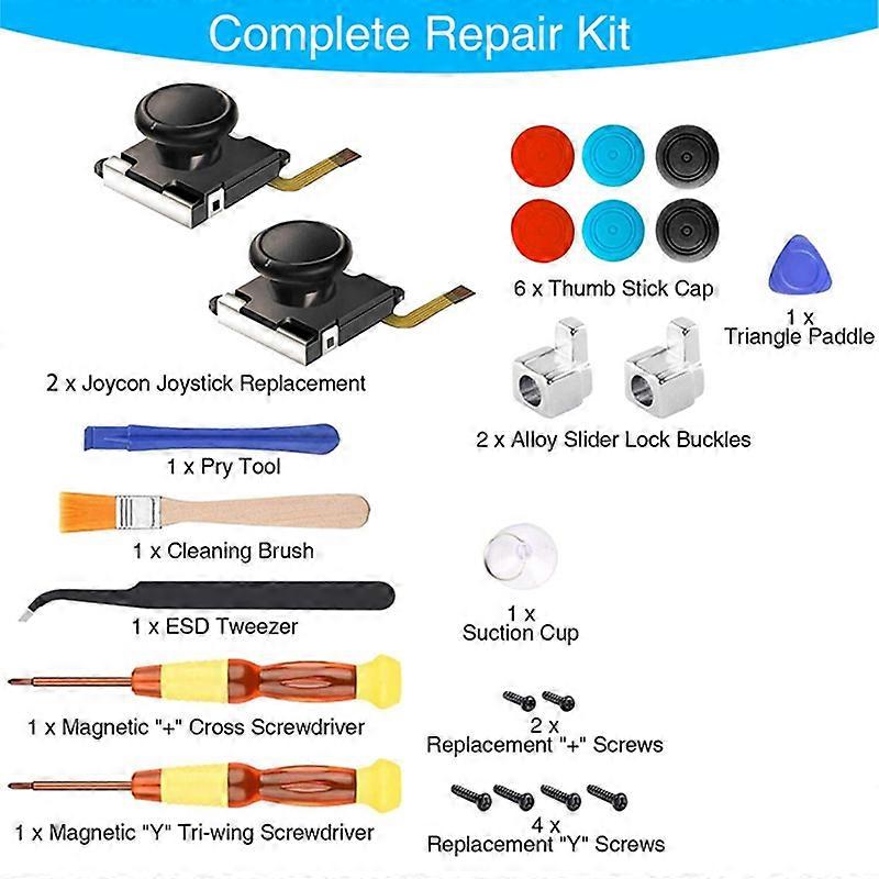 2-Pack for Joycon Joystick Replacement,Analog Thumb Stick Joy Repair ...