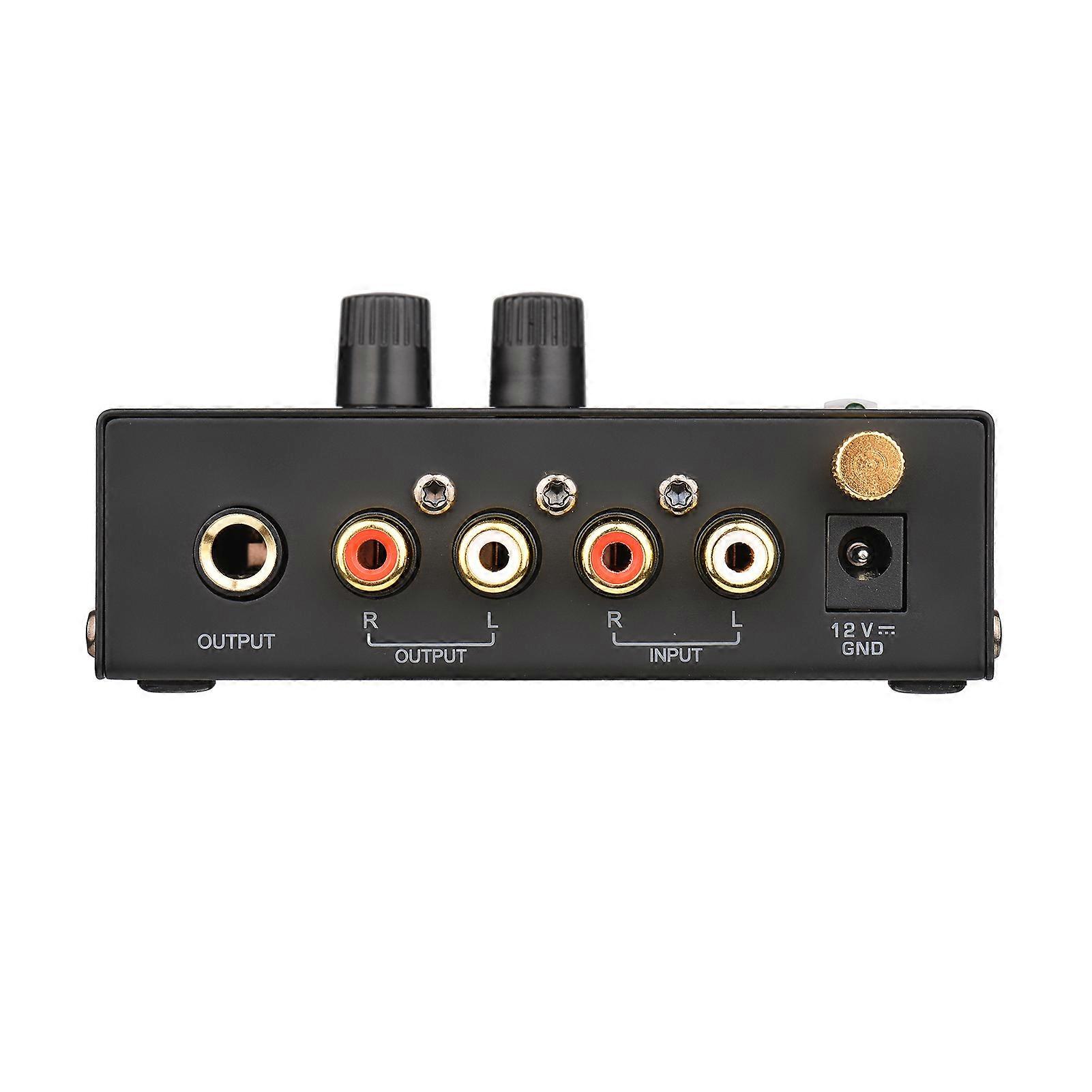 M/M Phono Preamp with Power Switch Ultra-compact Preamplifier with ...