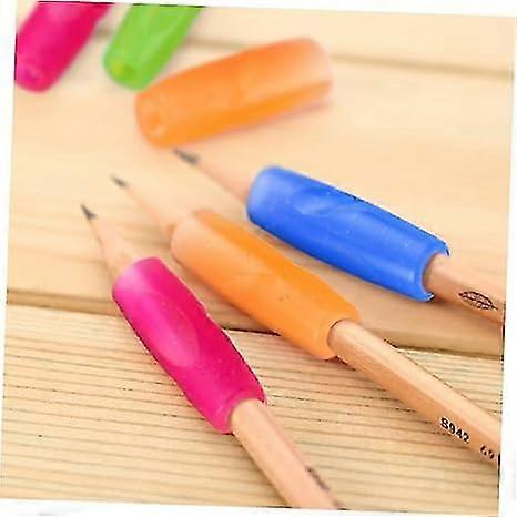 8pcs For Pen Finger Holder Rubber Plastic Writing Aid Writing Corrector ...