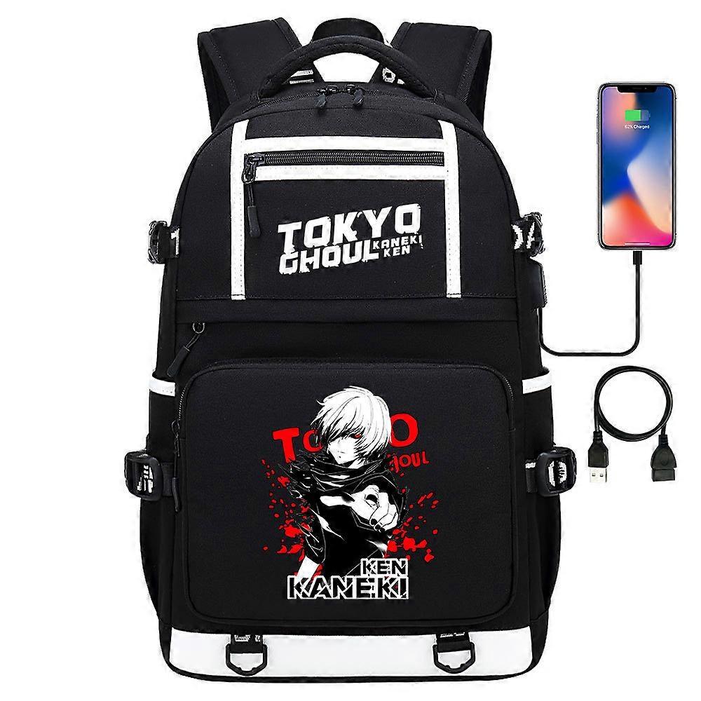 Tokyo Ghoul Re Backpack - Anime Kaneki Ken Cosplay Nylon Bag For School ...
