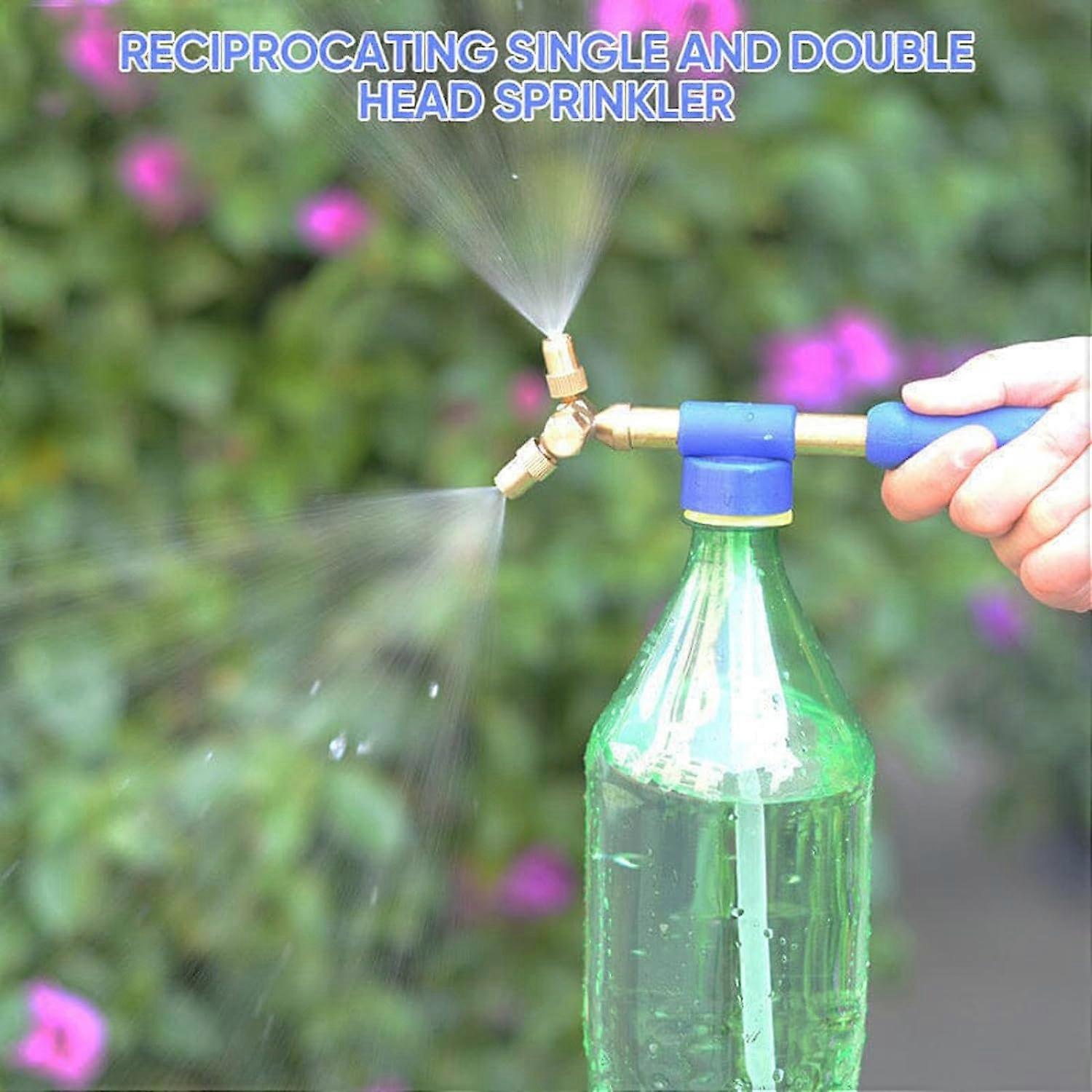 Garden Manual Sprayer,Handheld Push Pull Copper Pump Sprayer, Two Modes ...