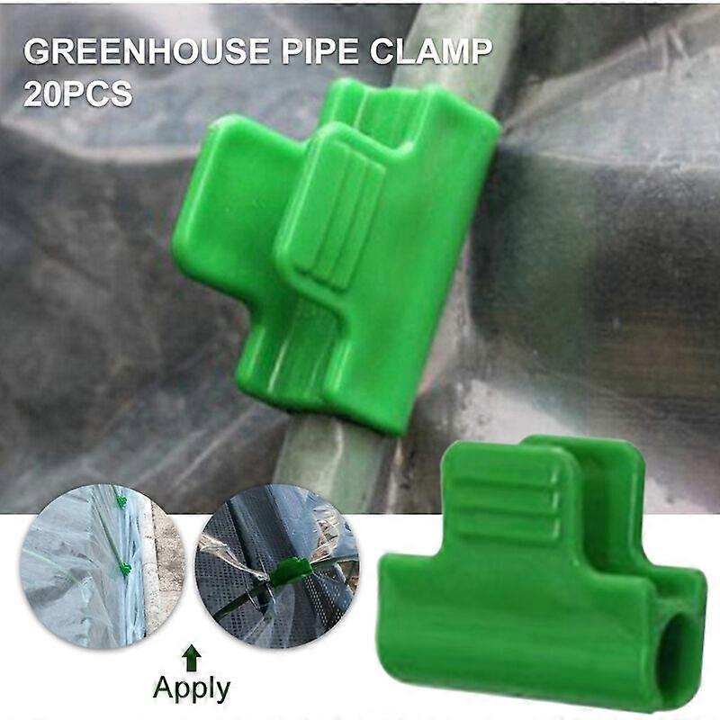Greenhouse Fixings, 20 Pack Greenhouse Film Fixing Clips, Laminated ...