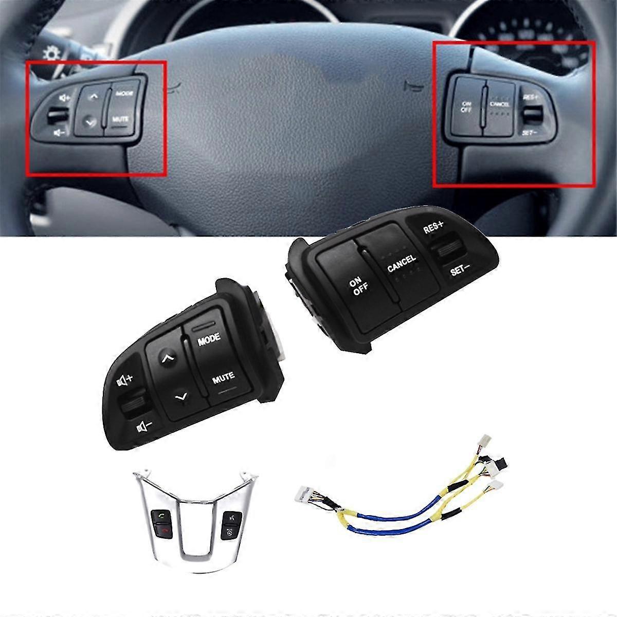 Car Steering Wheel Button Bluetooth Audio Volume Speed Cruise Control ...
