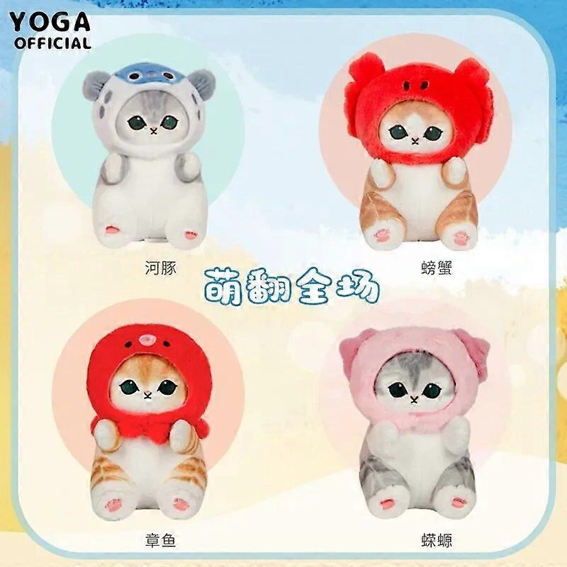 23cm Genuine Mofusand Cos Cat Plush Dolls Cosplay Marine Animals Crab ...
