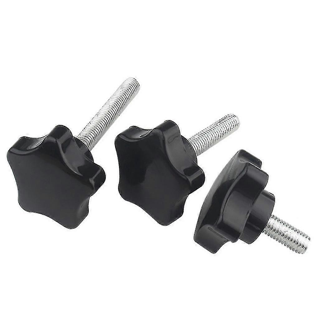 10pcs M6/m8 Hand Screw Five-star Shaped Head Thread Clamping Screws ...