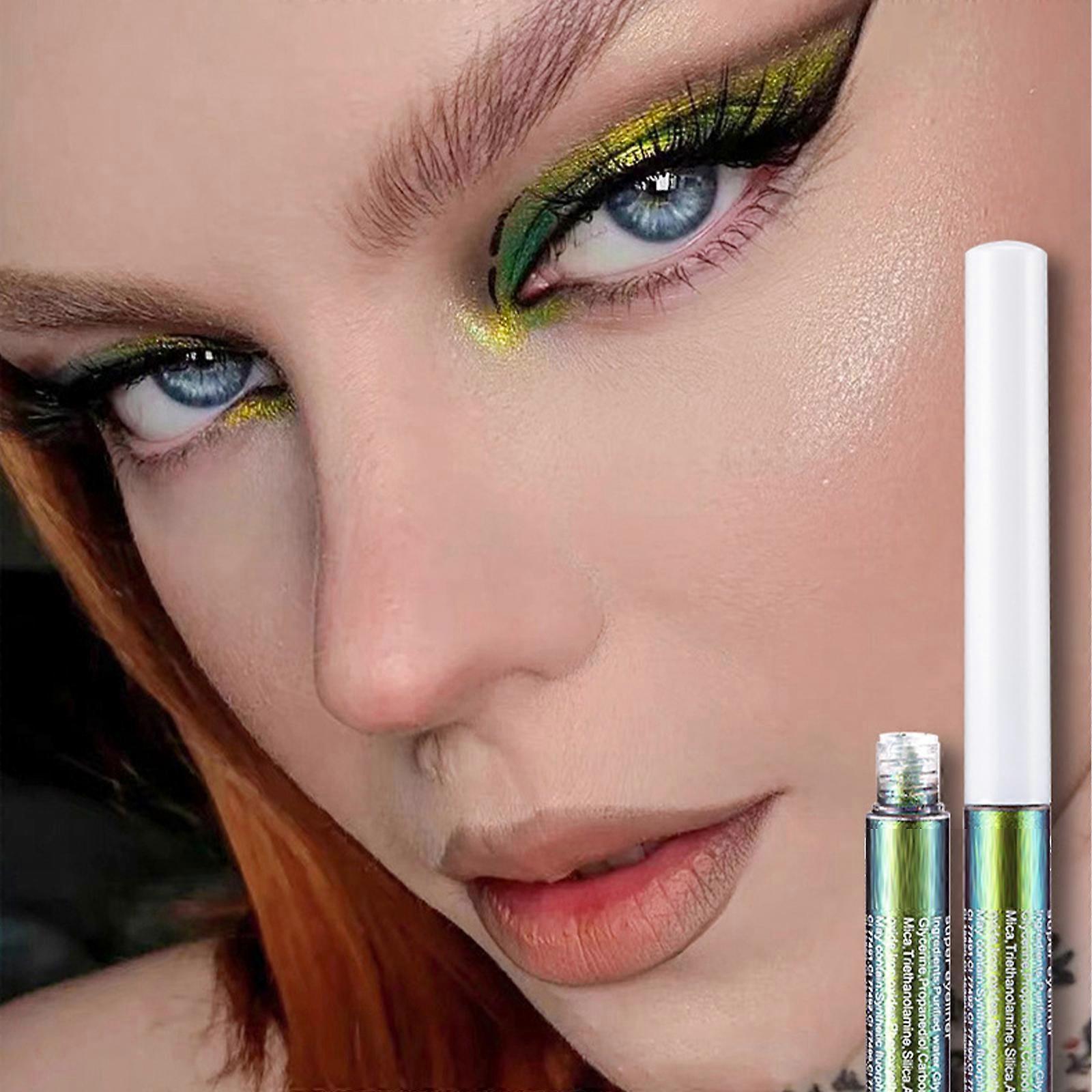 Chameleon Liquid Eyeliner, Gold Metallic Satin High-Pigmented Colored ...