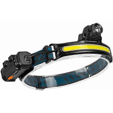 Powerful Rechargeable LED Headlight, Zoom Head Torch with Sensitive ...